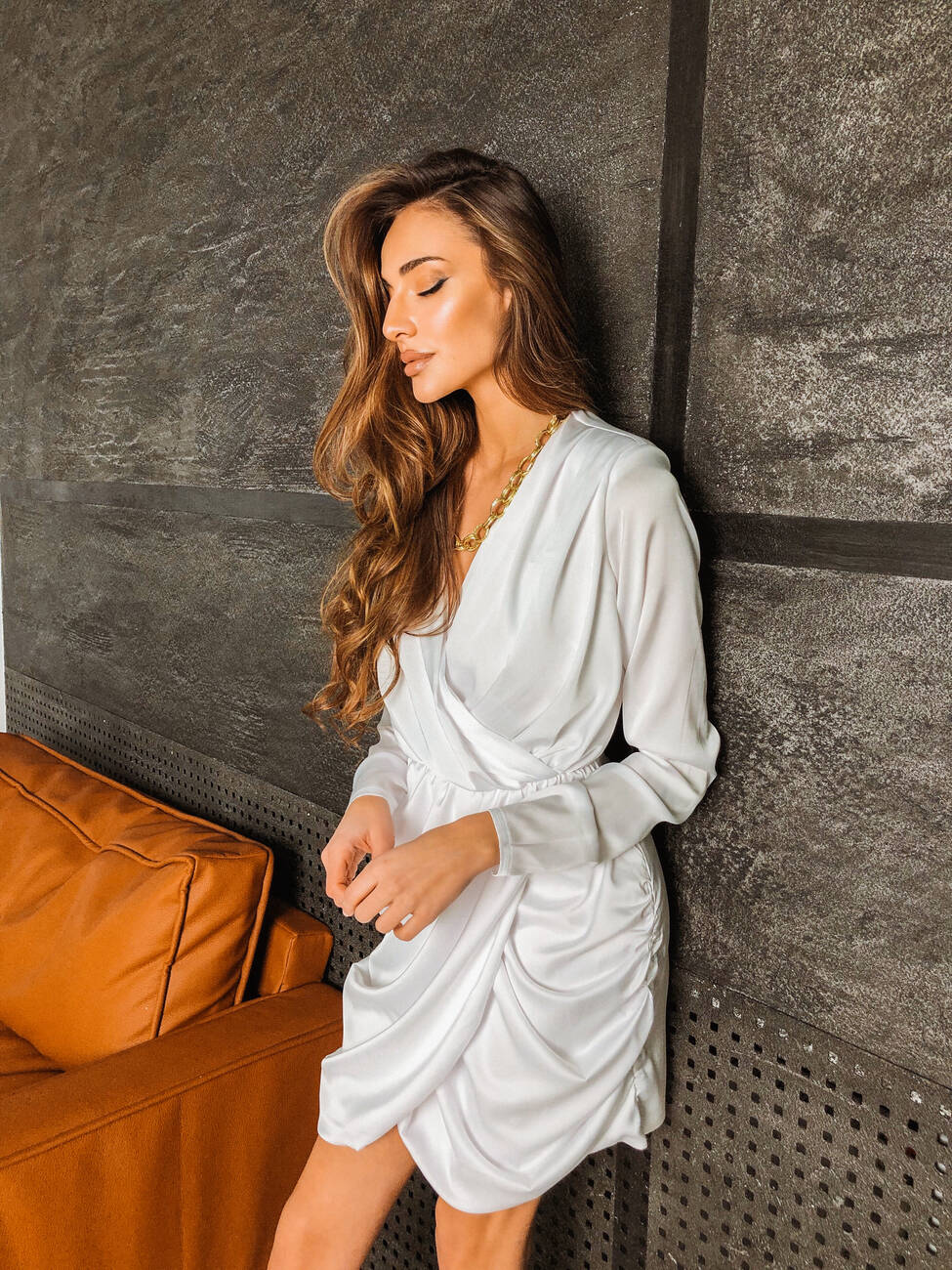 GRACE dress is white